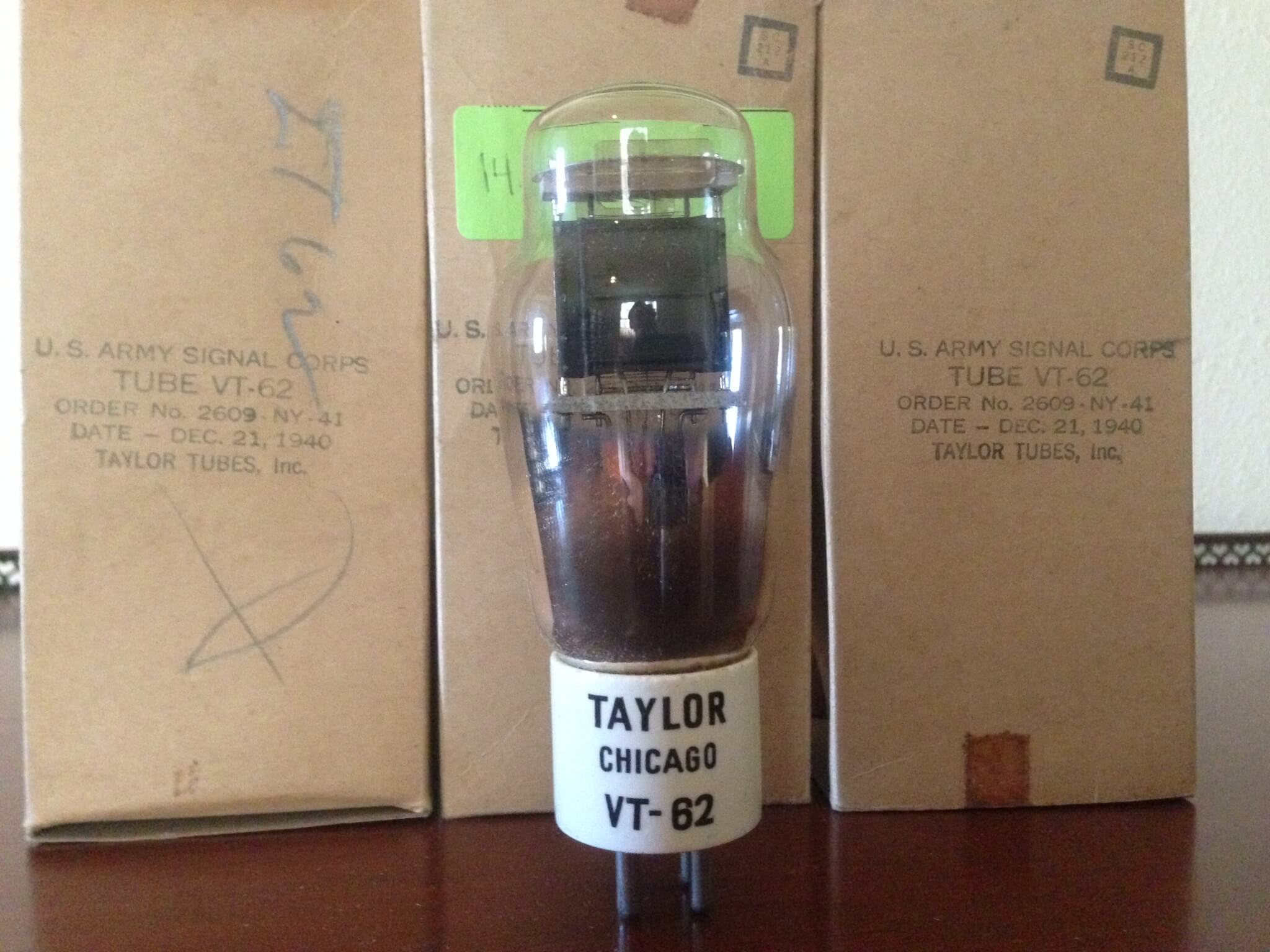 Taylor VT-62/801A Ceramic Base - NOS Vacuum Tubes for Sale | Tubes Unlimited
