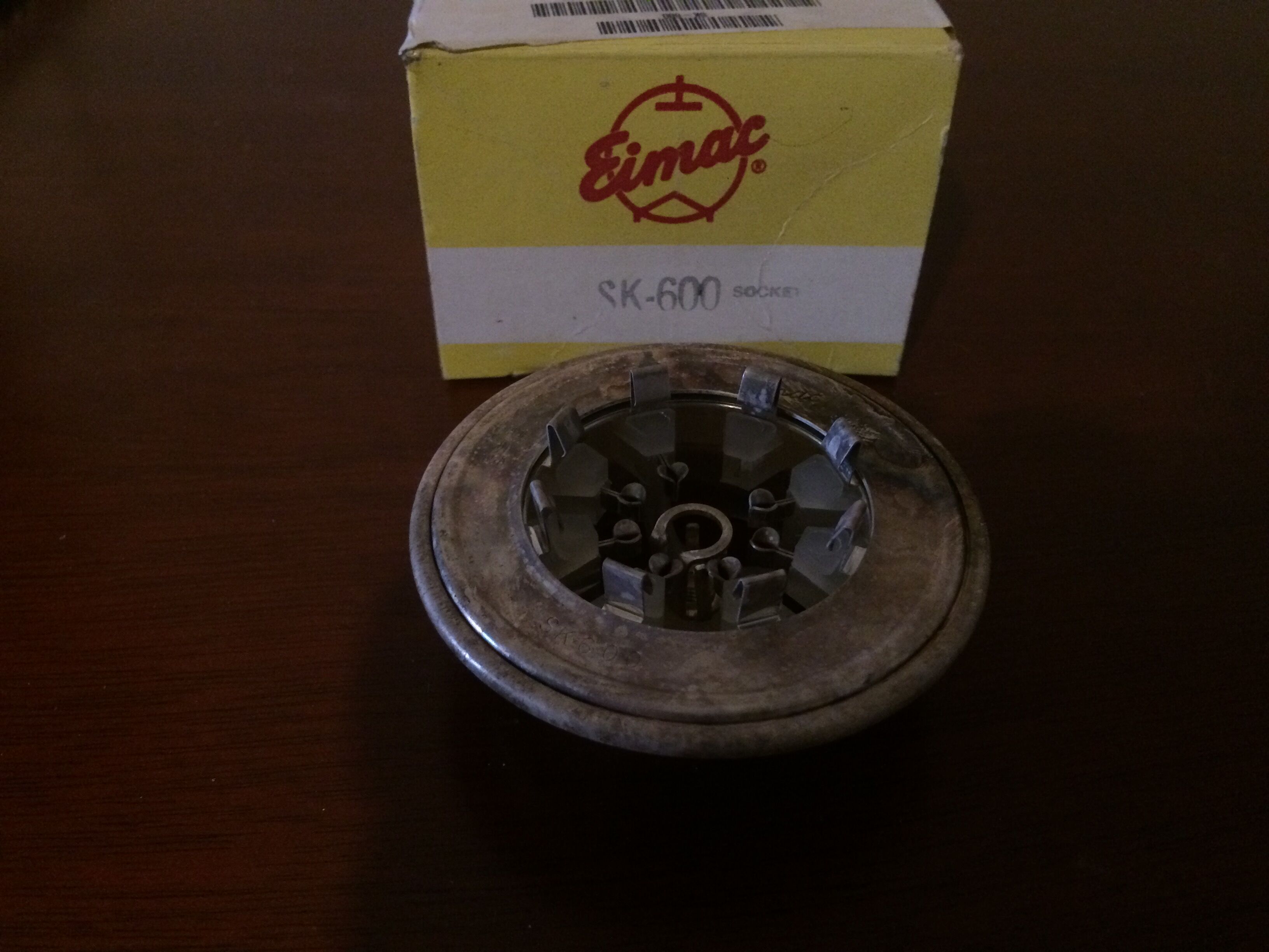 SK-600 Tube Socket Eimac 4cx250b 4cx350a 4cx400a 4cx150a - NOS Vacuum ...